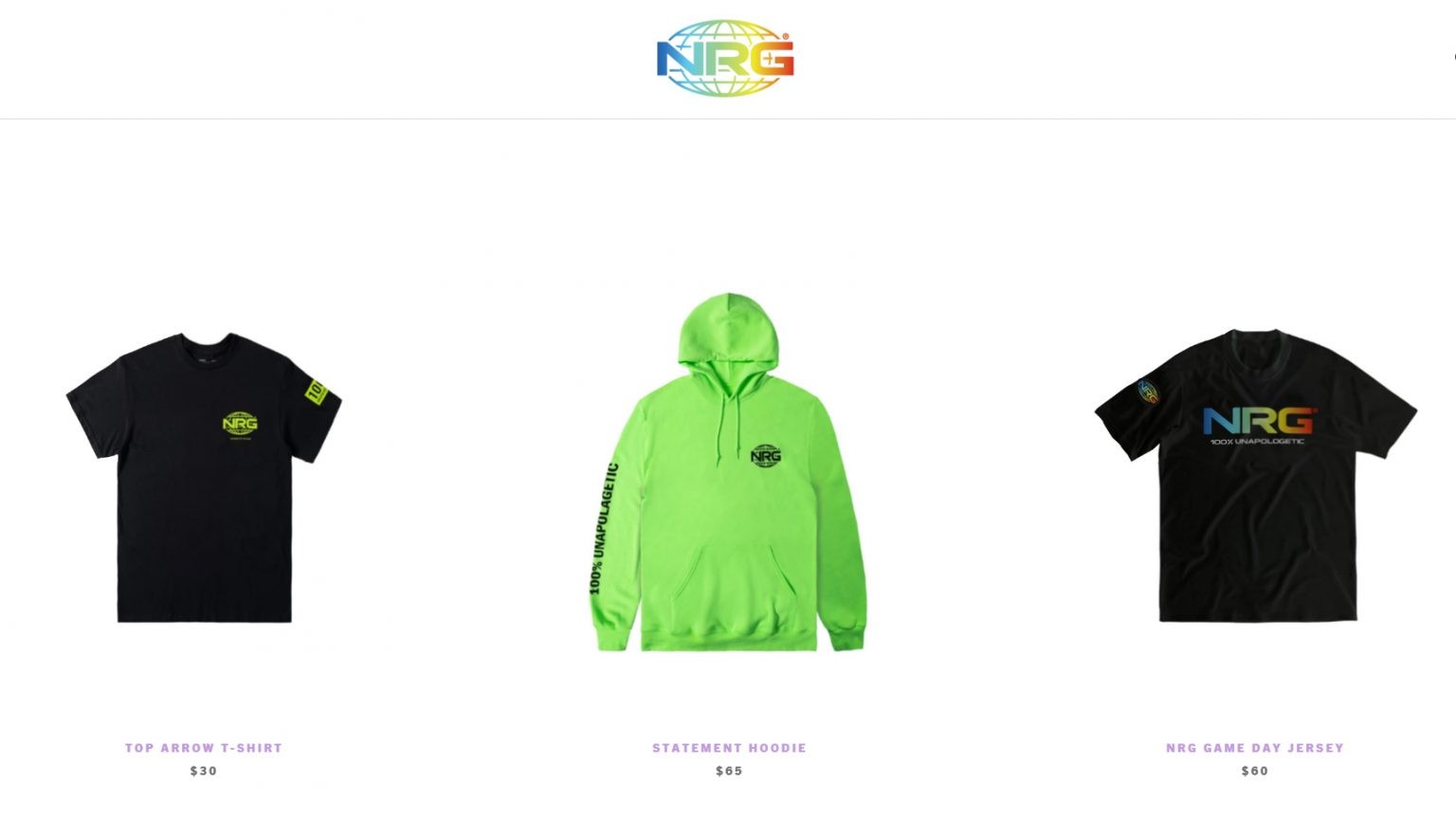 NRG Unveils Rebrand and Clothing Drop – Esports News Network | ESTNN
