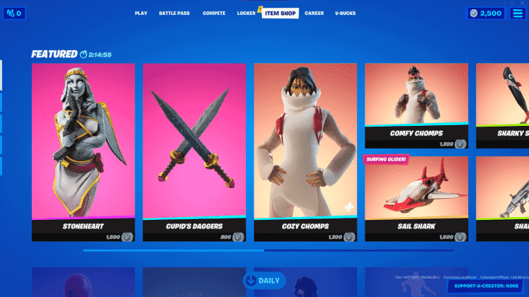Fortnite: New Item Shop Now Live In-Game – Esports News Network | ESTNN