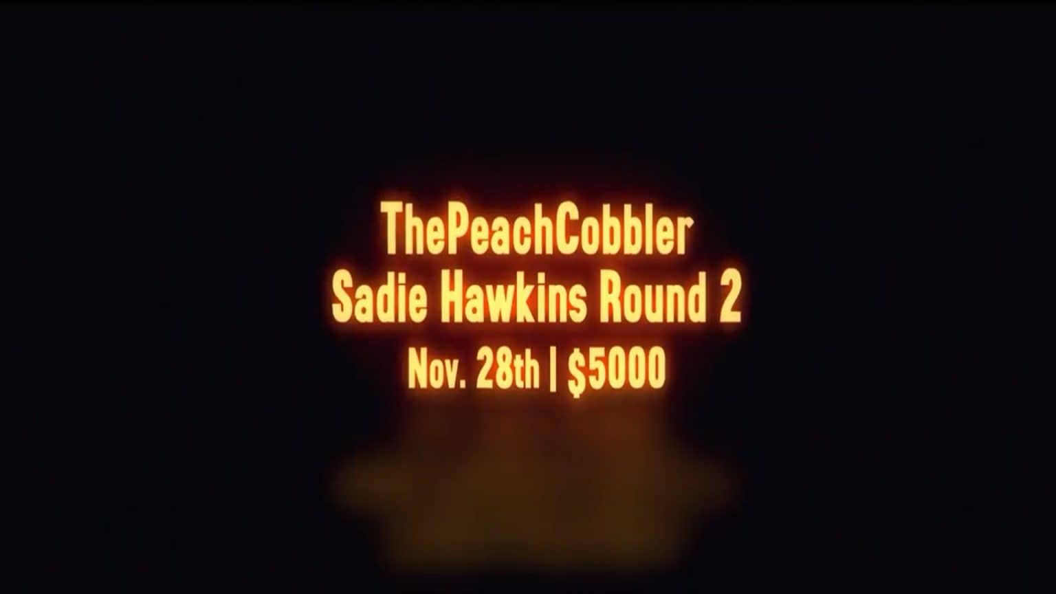 Peach Cobbler Announces $5K Sadie Hawkins 2 Fortnite Challenge ...